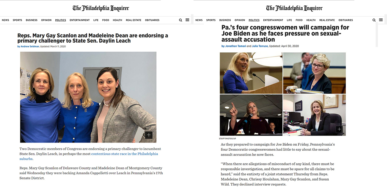 Scanlon, Dean - Ditch Daylin But Believe Biden - This Is Lower Merion ...