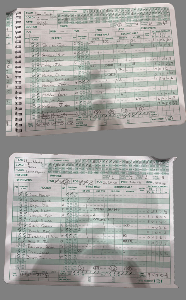 LM Vs Upper Darby Score Cards - This Is Lower Merion And Narberth