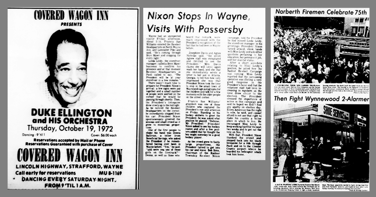 50 Years Ago On The Main Line - October 1972 - This Is Lower Merion And ...