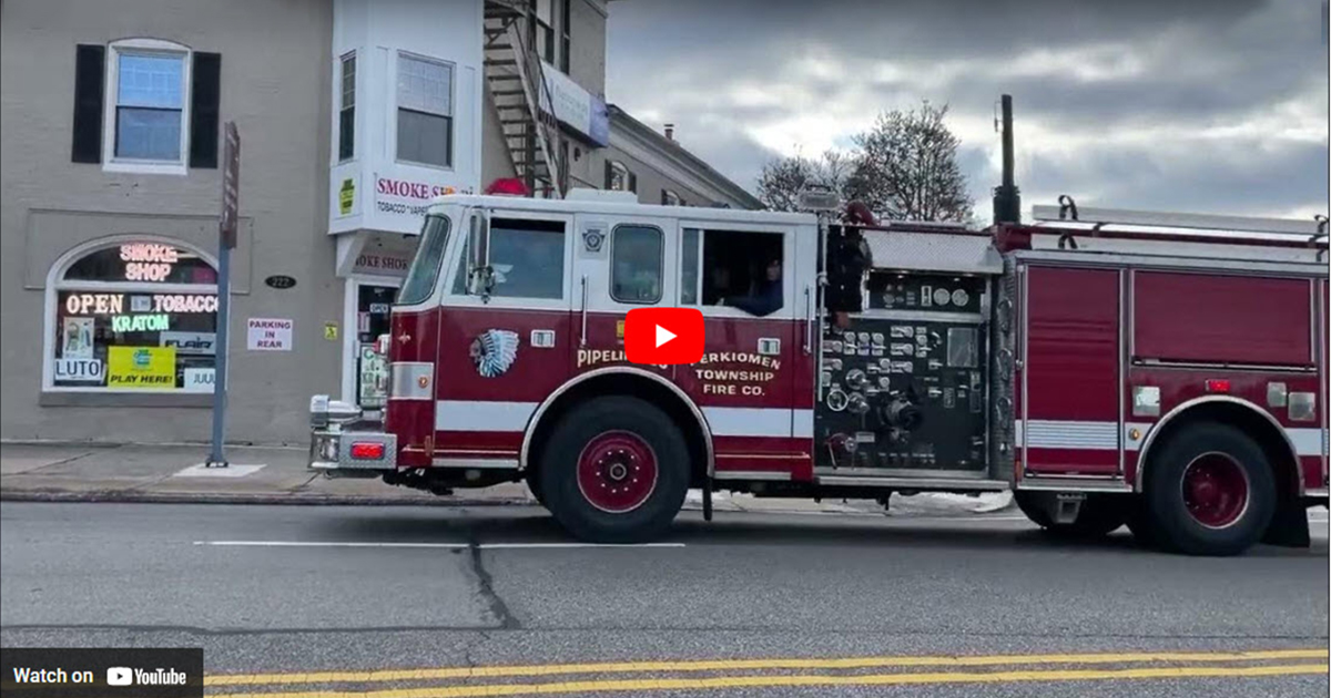 Fire Engines And First Responders Parade Down Lancaster Avenue - This ...